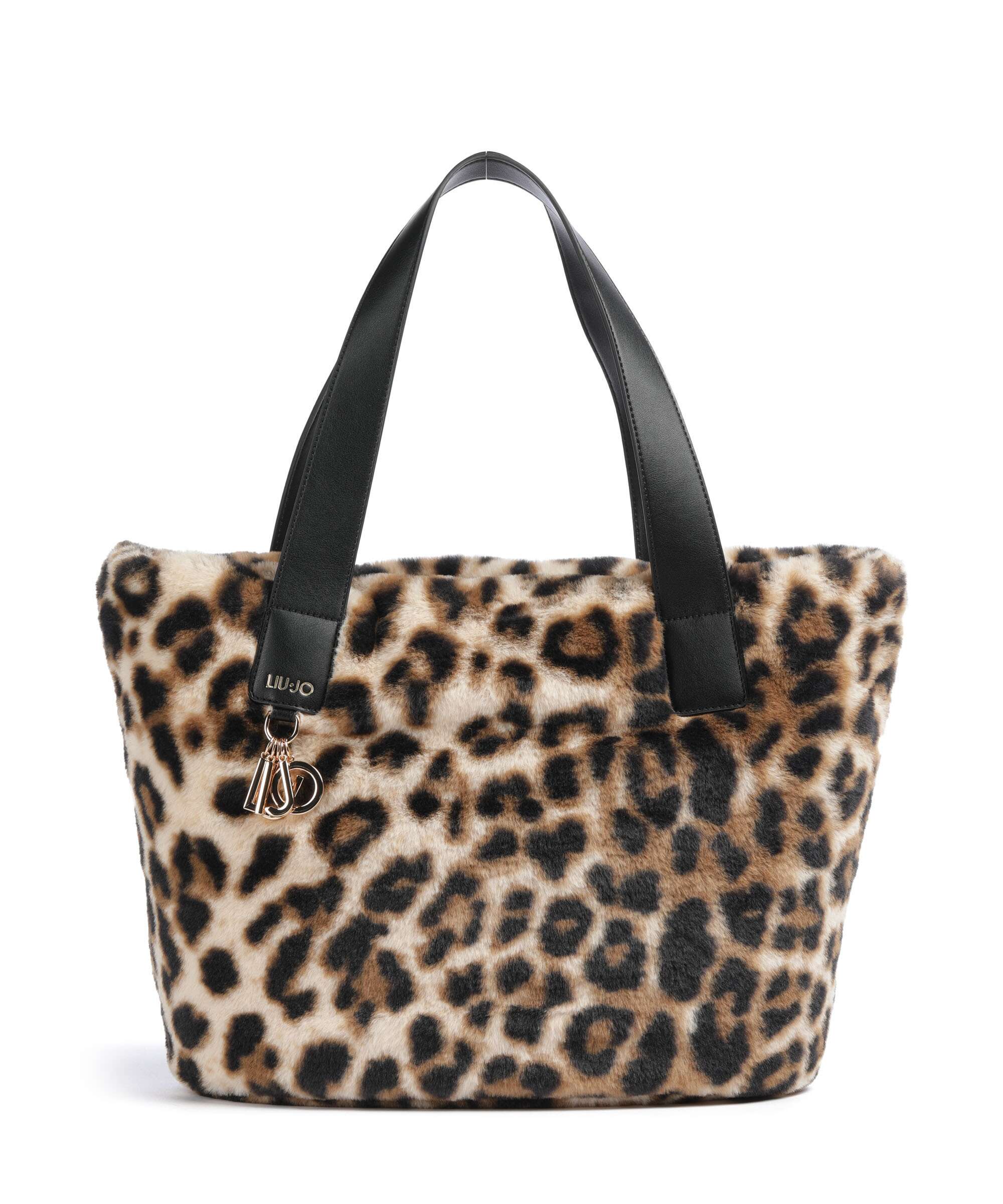 Liu Jo Verry L Borsa shopper eco-pelliccia macul/naturale - AF5154 ...